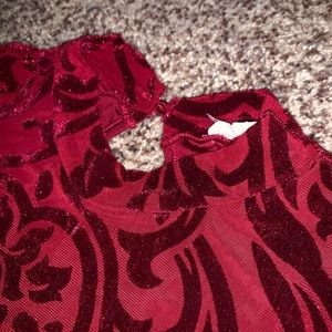 Dresses | Red Velvet Bodycon Dress | Poshmark
